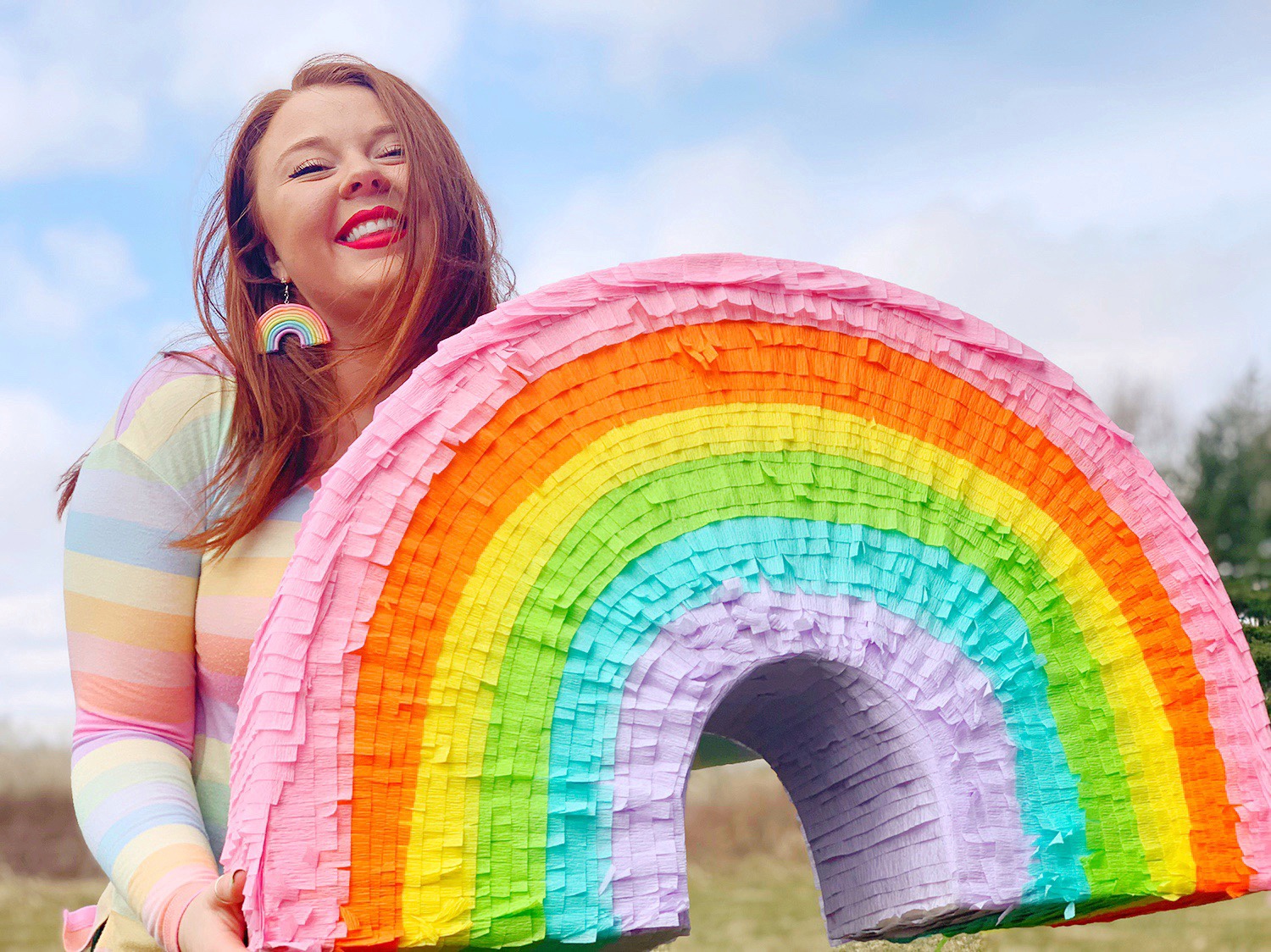 DIY Rainbow Piñata – Auburn Artisan