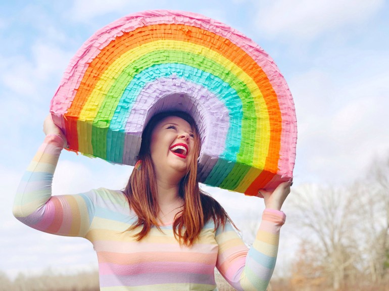 DIY Rainbow Piñata – Auburn Artisan