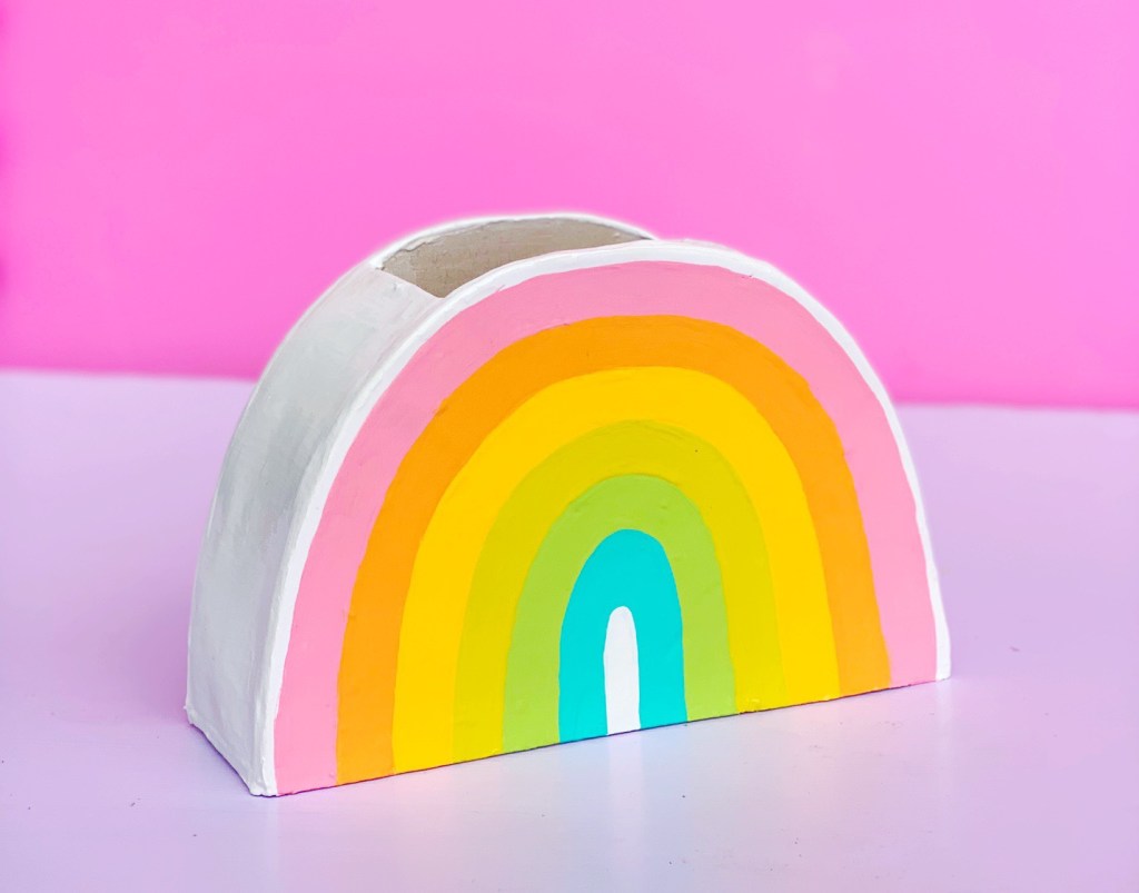 DIY Rainbow Planter – Auburn Artisan