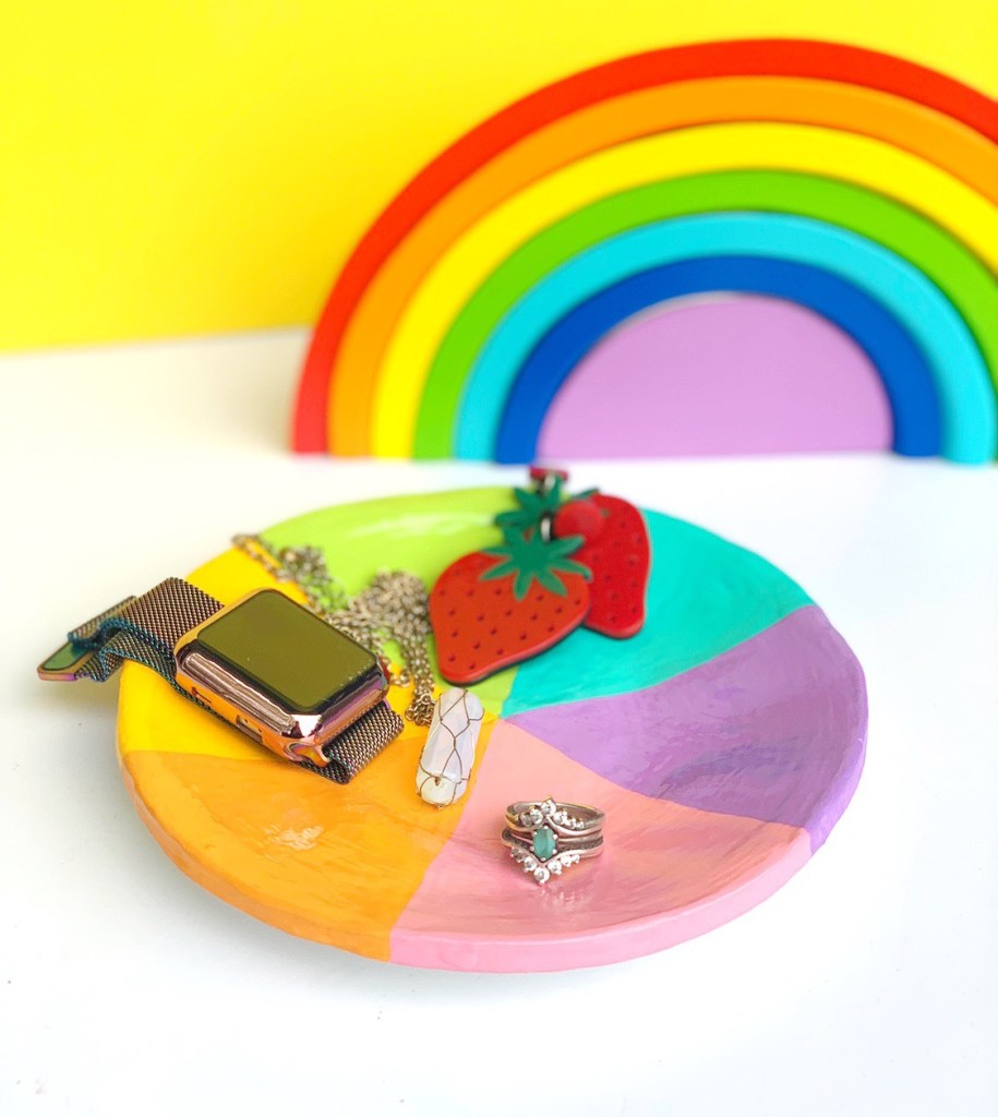 DIY Color Wheel Catch-All Dish – Auburn Artisan