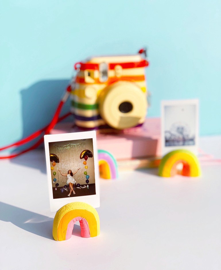 DIY Rainbow Photo Holders – Auburn Artisan