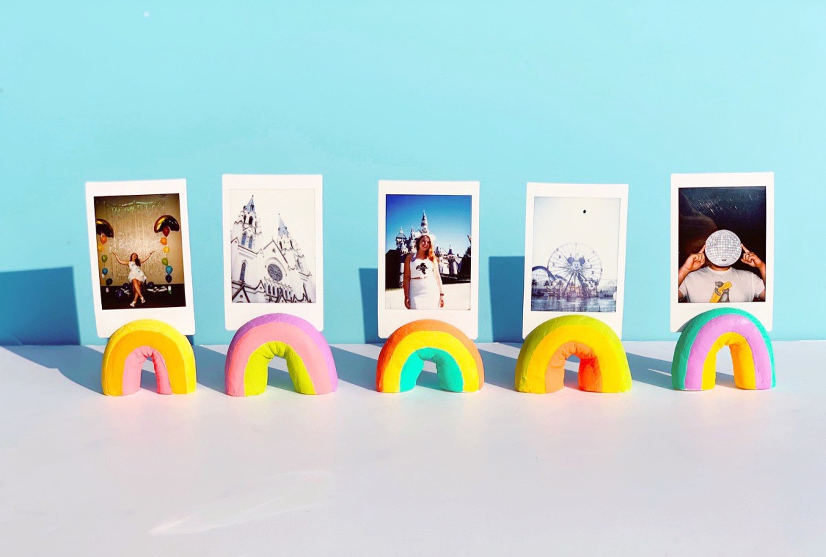 DIY Rainbow Photo Holders – Auburn Artisan