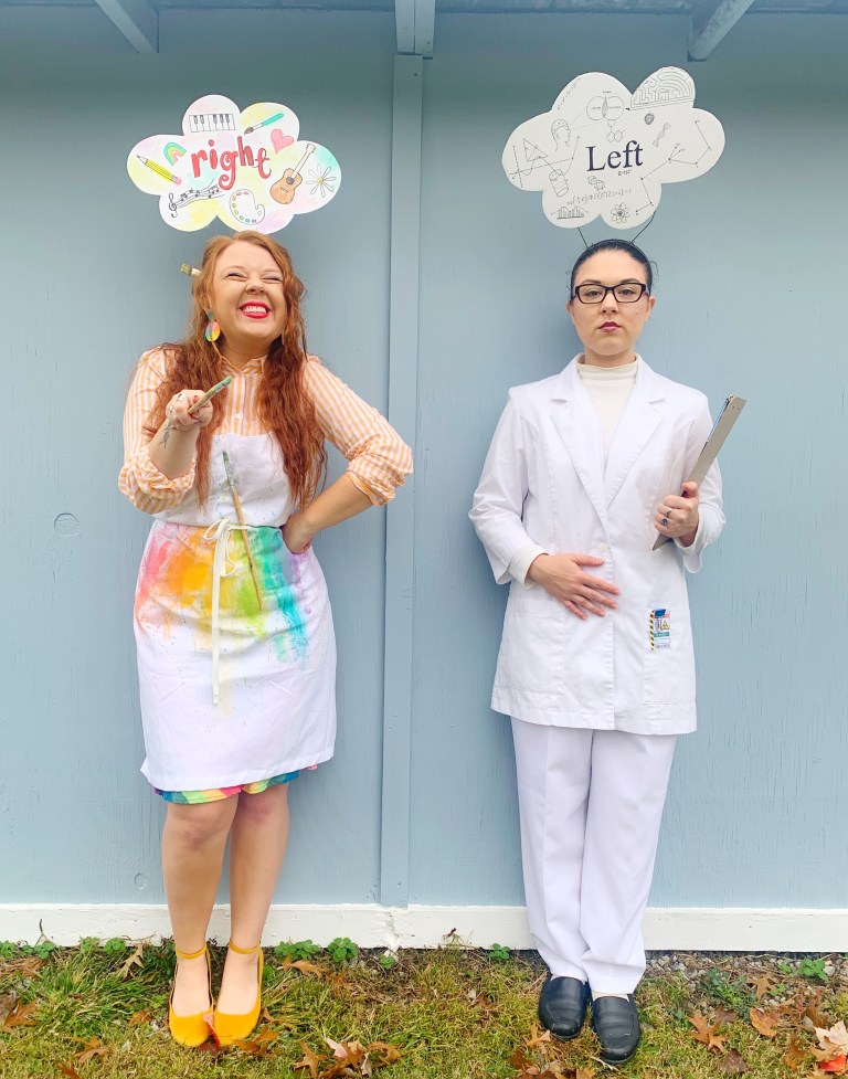 Left Brain/Right Brain Costume – Auburn Artisan