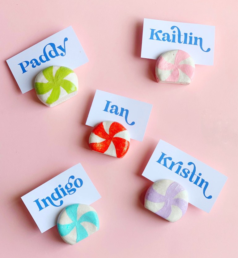 DIY Peppermint Place Card Holder – Auburn Artisan