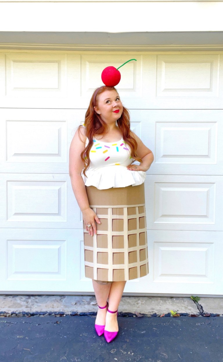 DIY Ice Cream Cone Costume – Auburn Artisan